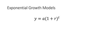 1. Graphs Exponential Growth functions ppt | PPT | Free Download