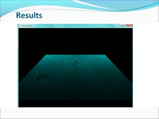 OpenGL Projects on SIMULATION OF WATER RIPPELS | PPT