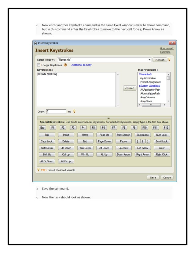 Automation Anywhere Examples Pdf Operating Systems Computer