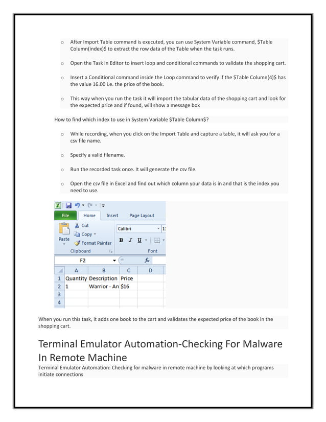 Automation Anywhere Examples | PDF | Operating Systems | Computer ...