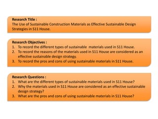 Asian Architecture - S11 House | PPTX