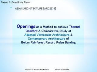 Asian Architecture [ARC2234]- Project 1: Case Study Paper Presentation ...