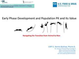 UPDATED-Early Phase Drug Developmetn and Population PK and Its' Value ...