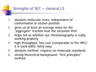 Analyzing Aggregates by Sedimentation Velocity and Light Scattering | PPT