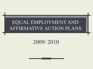 Affirmative Action Compliance Supervisor Training Presentation | PPT
