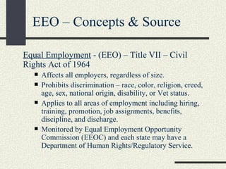 Affirmative Action Compliance Supervisor Training Presentation | PPT