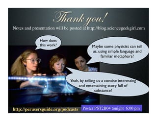 Speaking of Physics: The Art of Science Communication | PPT