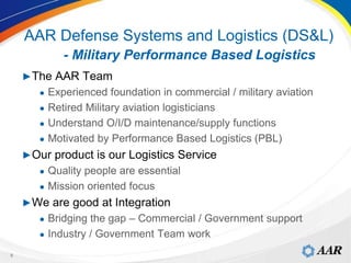 AAR Defense Systems & Logistics | PDF | Defense Industry | Industries