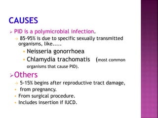 PELVIC INFLAMMATORY DISEASE | PPTX
