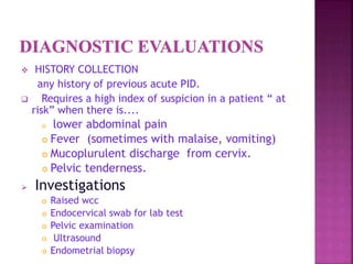PELVIC INFLAMMATORY DISEASE | PPTX