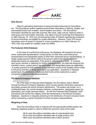 Aarc summary and methodology | PDF