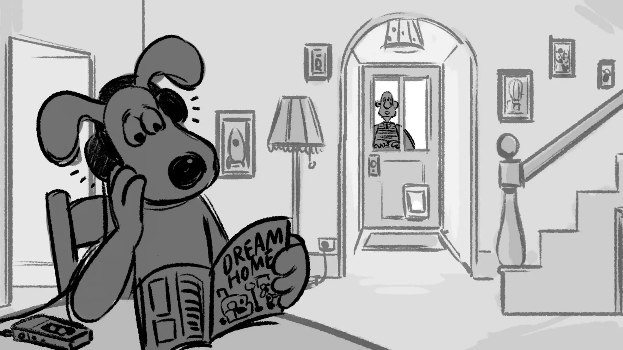Aardman Academy Storyboard - Wallace and Gromit in Dream Home | PPTX