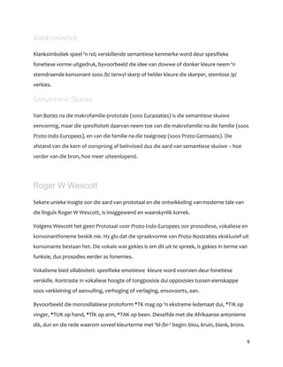 Aard van prototaal | PDF