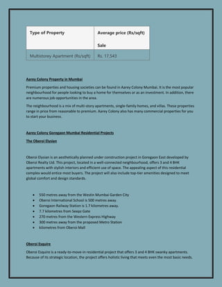 Aarey Colony Goregaon Mumbai.pdf