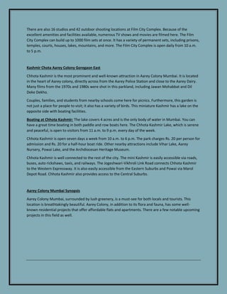 Aarey Colony Goregaon Mumbai.pdf