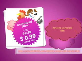 Domestic animal ipad apps | PPTX