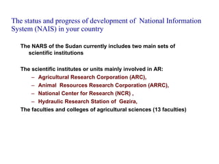 Aarinena Sudan2009 Final | PPT