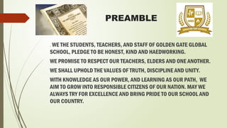 Theschoolconstituition and Constitution ofindia.pptx