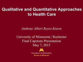 UMR FInal Capstone Presentation | PPT