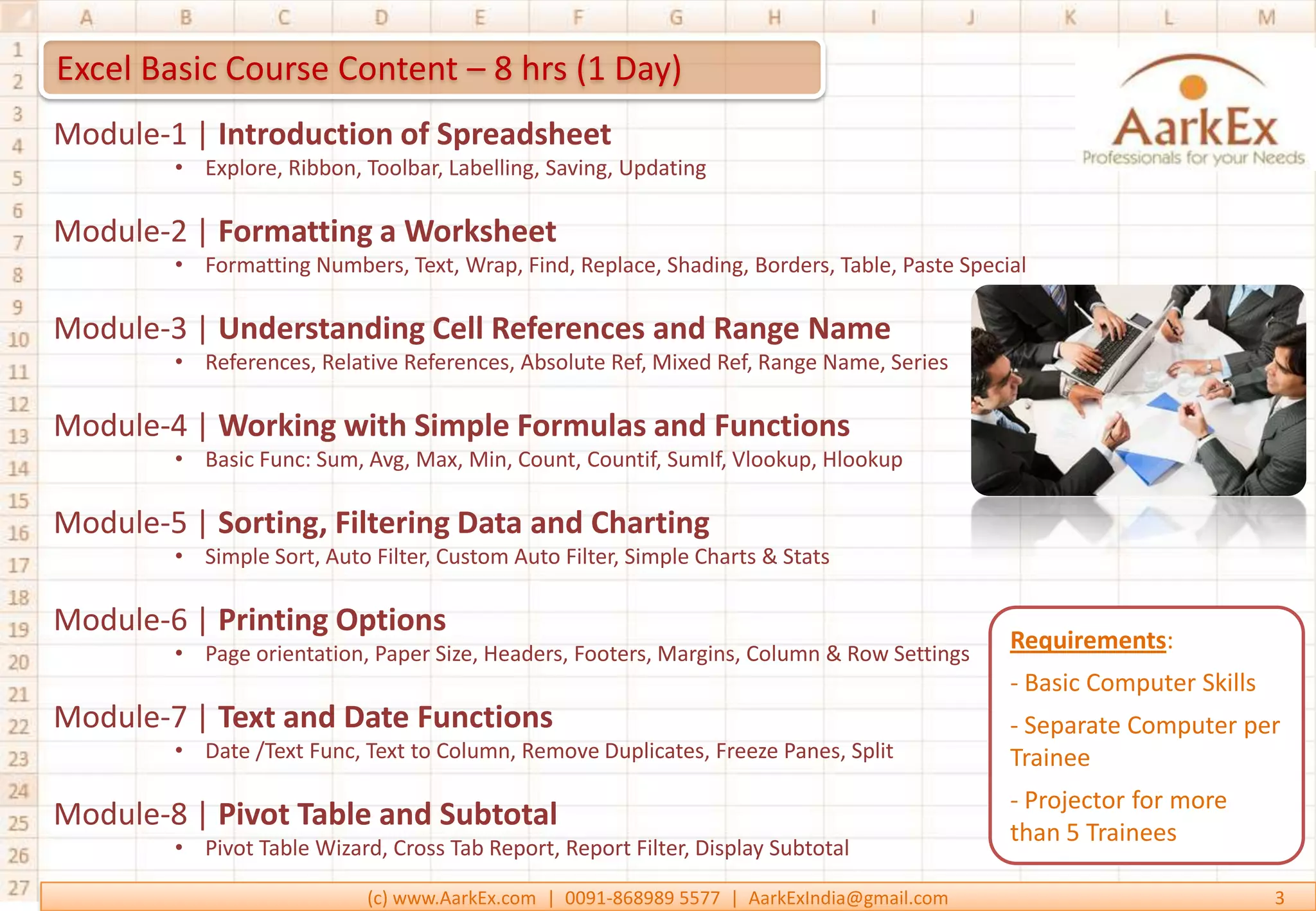 Advanced Excel &Basic Excel Training | PPSX