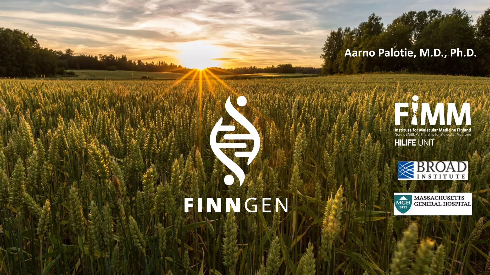 Aarno Palotie: The FinnGen Project | PPT