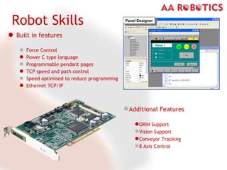 AA Robotics | PPT | Robotics | Technology & Computing