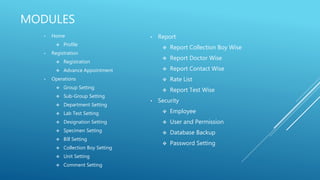 Pathology Lab Software | PPTX