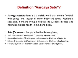 Aarogya setu_health bridge | PPTX