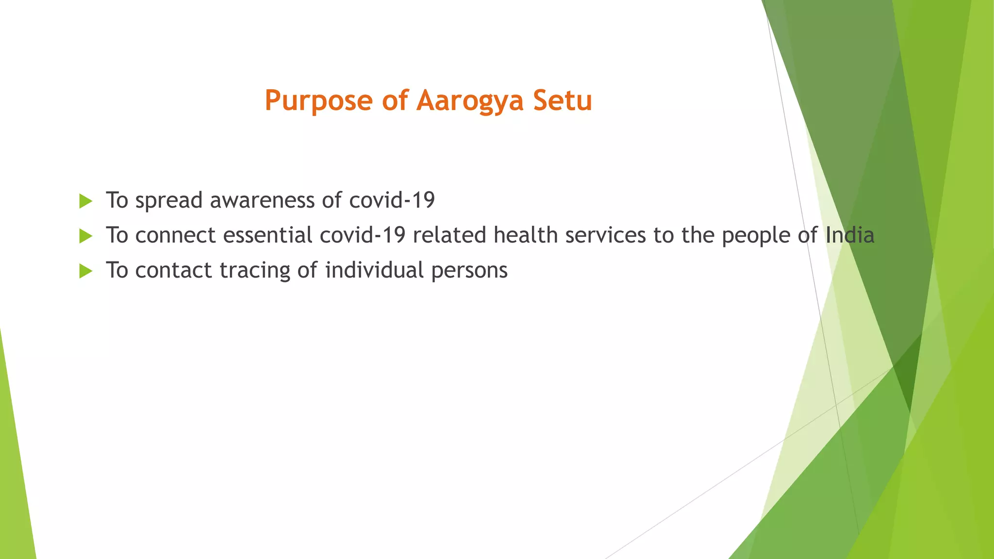 Aarogya setu ppt | PPTX