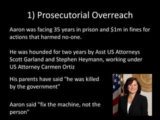 Fighting for Freedom: Aaron Swartz 1986-2013 | PPT