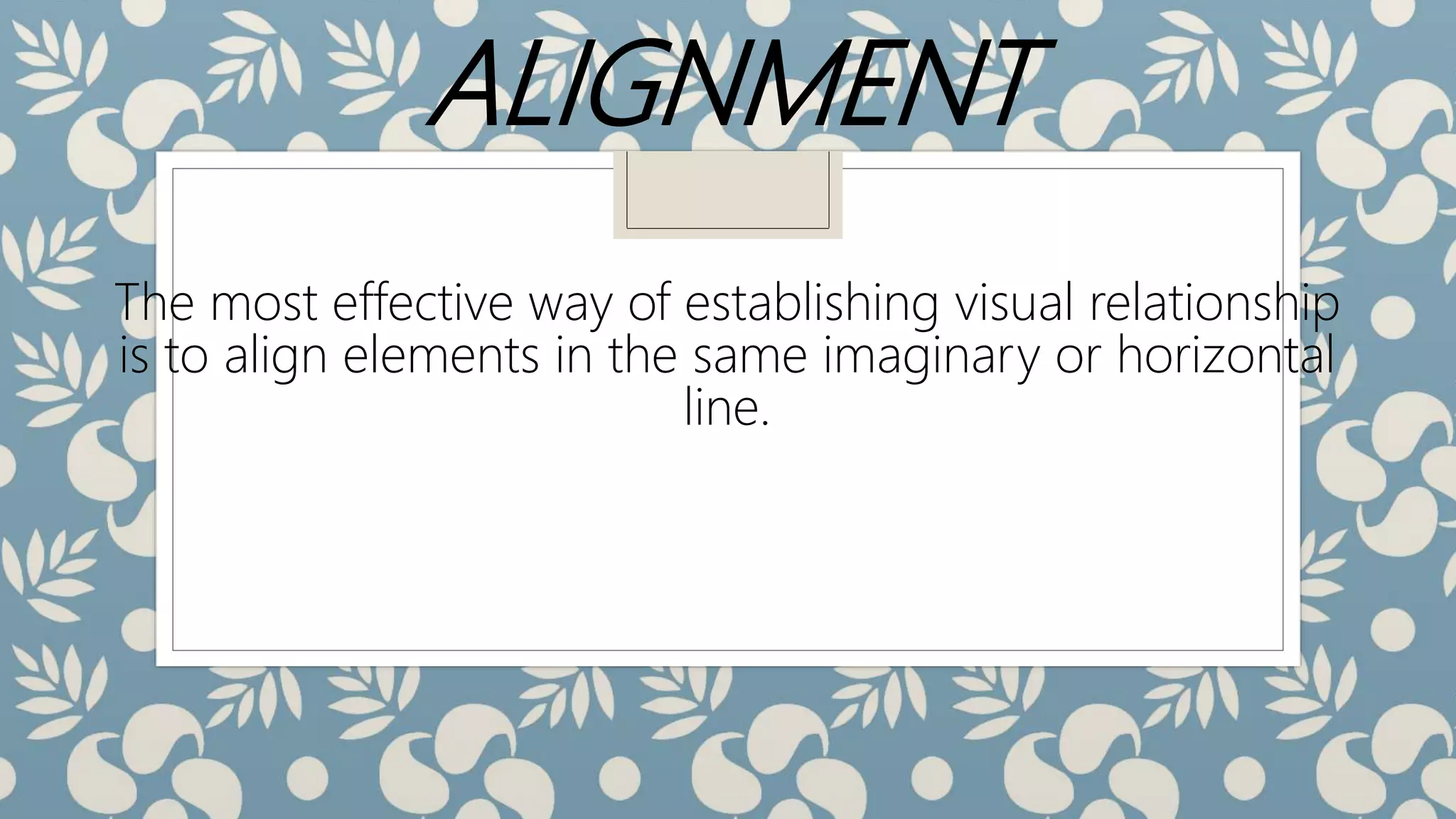PATTERN & ARRANGEMENT | PPT