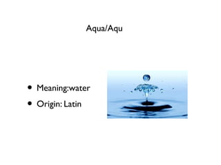 Aaron and hayden's words ppt | PPT