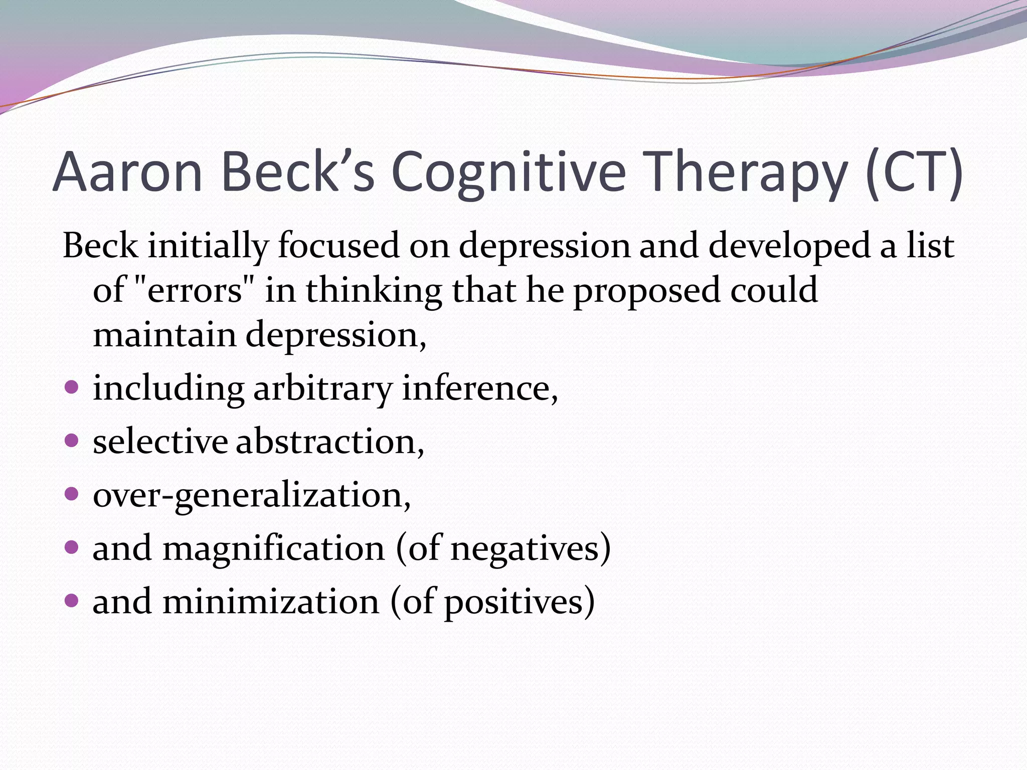 Aaron Beck | PPTX