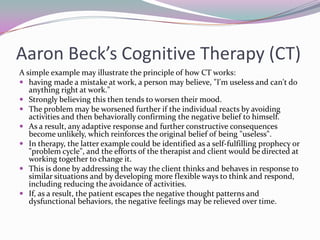 Aaron Beck Cognitive Therapy