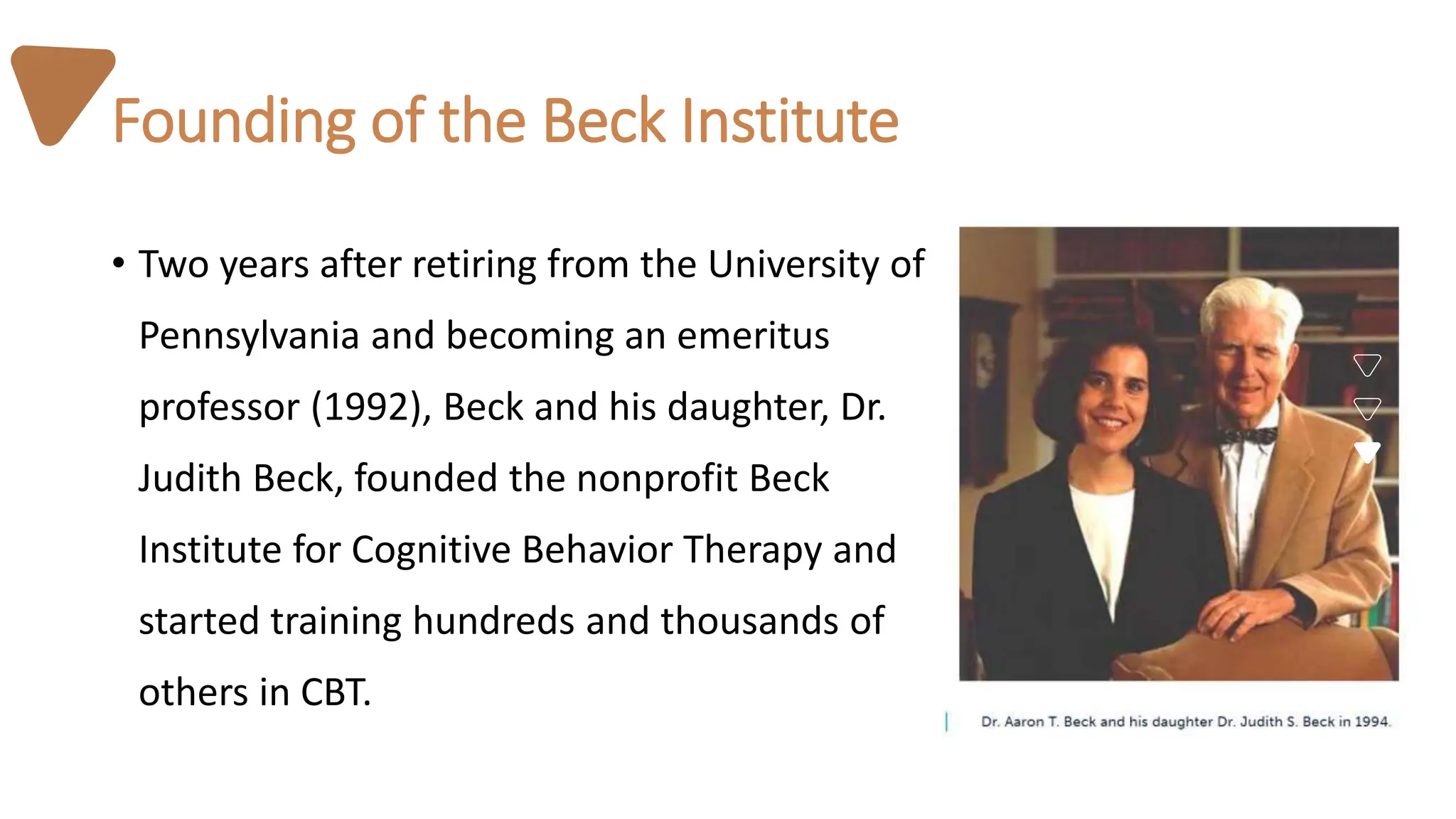 Aaron Beck - father of cognitive therapy and cognitive behavioral ...