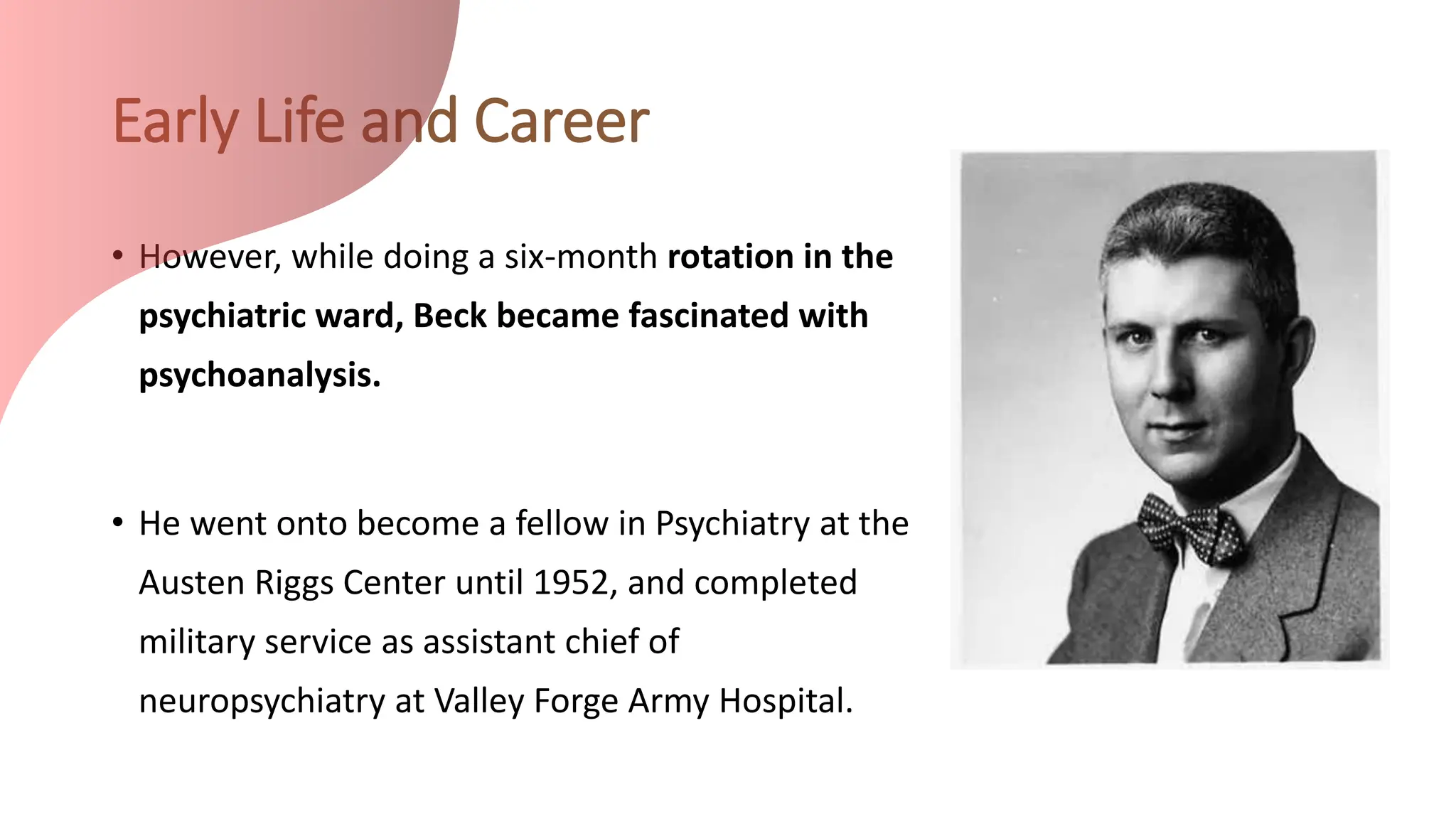 Aaron Beck - father of cognitive therapy and cognitive behavioral ...