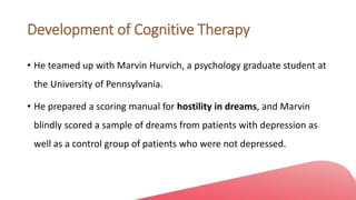 Aaron Beck - father of cognitive therapy and cognitive behavioral ...