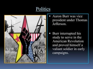 Aaron burr | PPTX