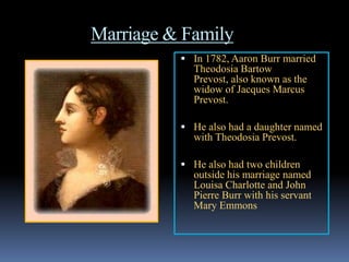 Aaron burr | PPT