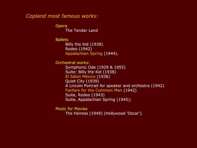 Aaron Copland - Biography | PPS