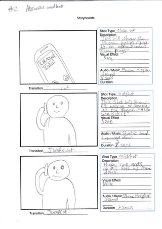 Storyboards for Horror Movie | PDF