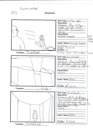 Storyboards for Horror Movie | PDF