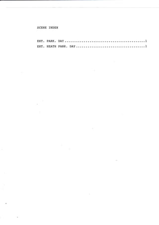 Script For Horror Movie | PDF