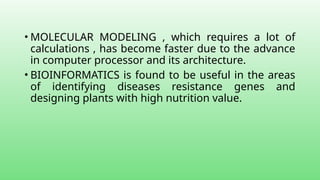 Applications of computer in science and research | PPTX