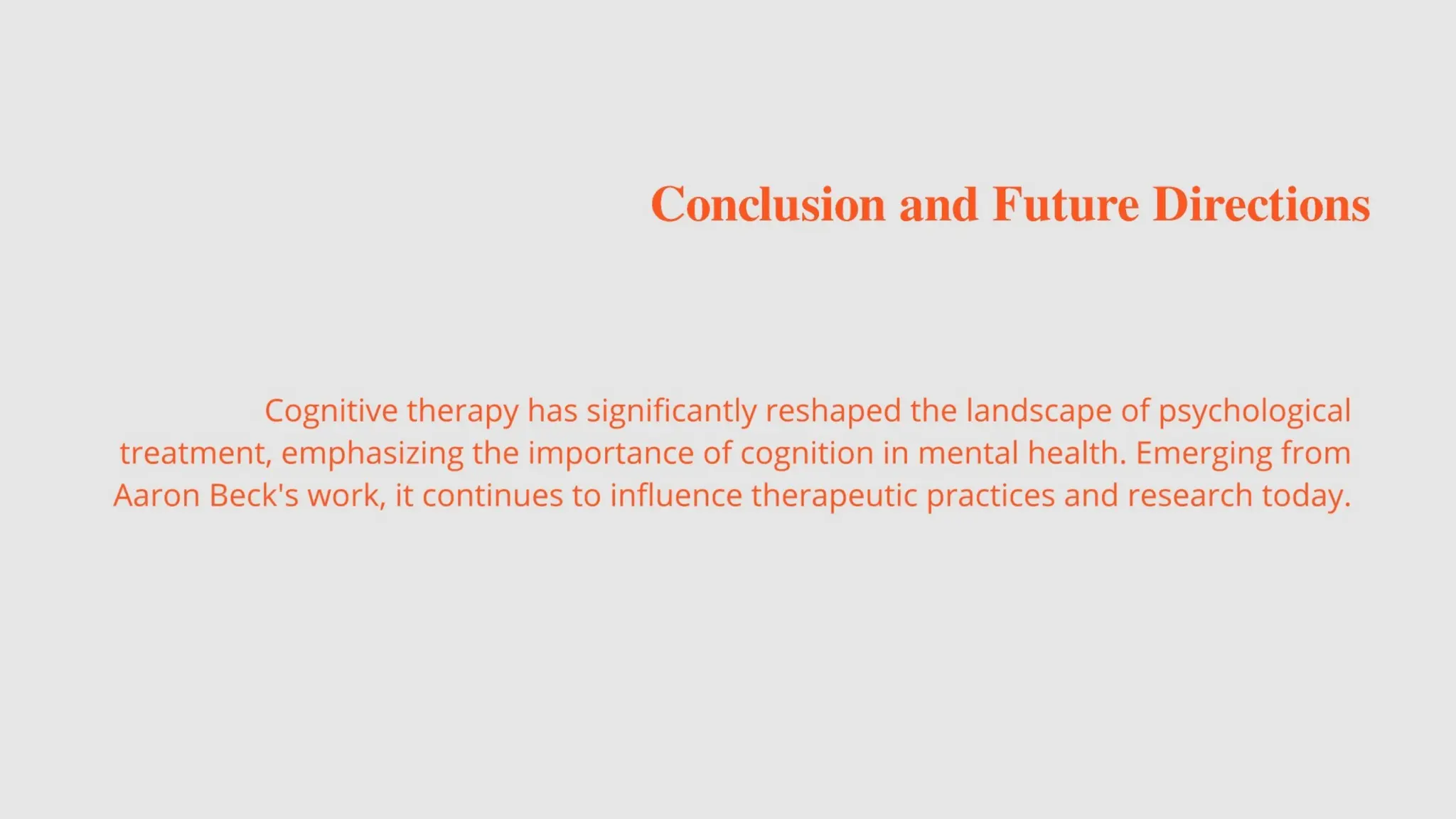 Aaron Beck Learning Psychology Cognitive Theory | PPT