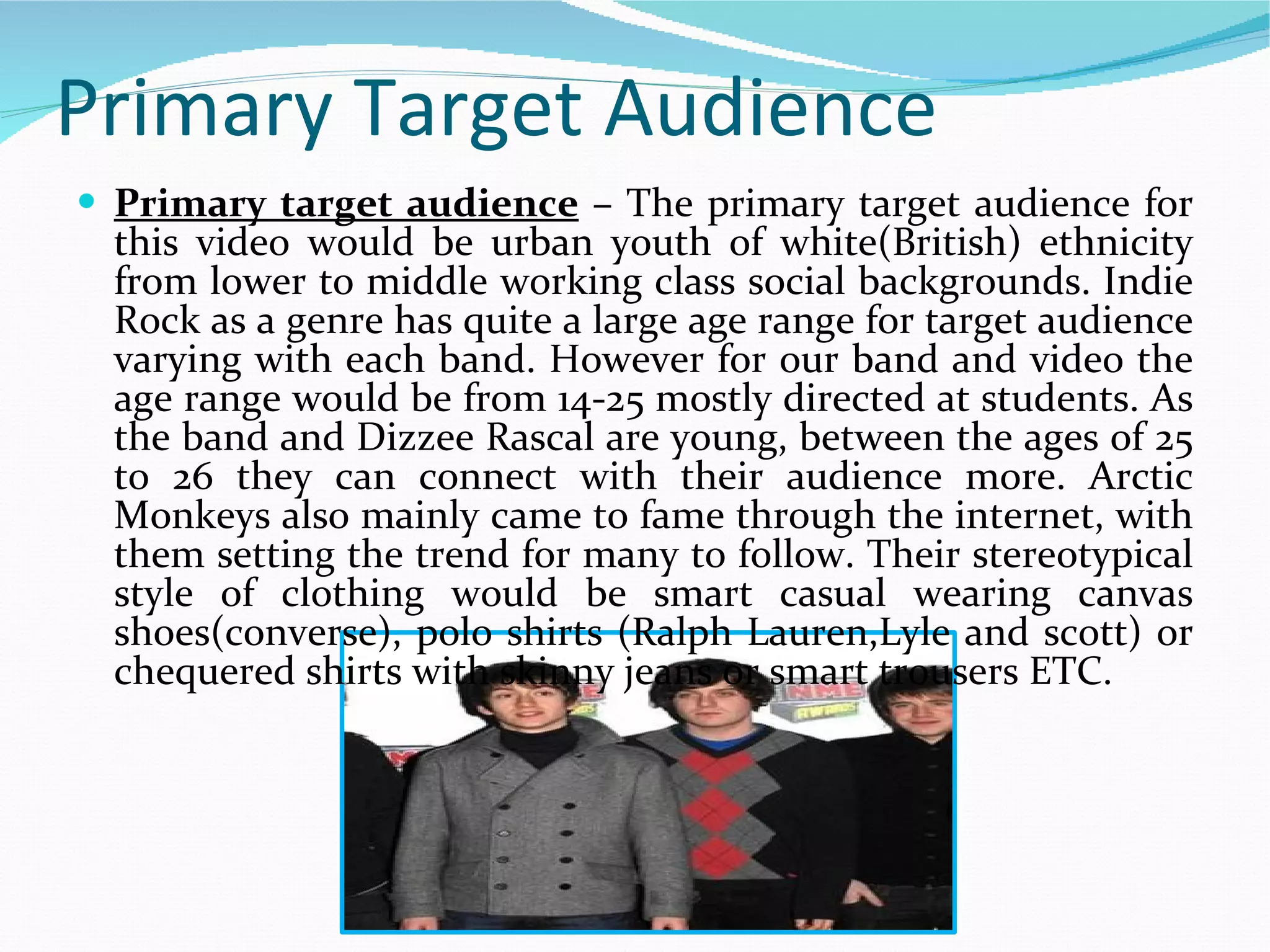 arctic monkeys original pitch | PPT