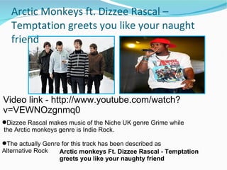 arctic monkeys original pitch | PPT