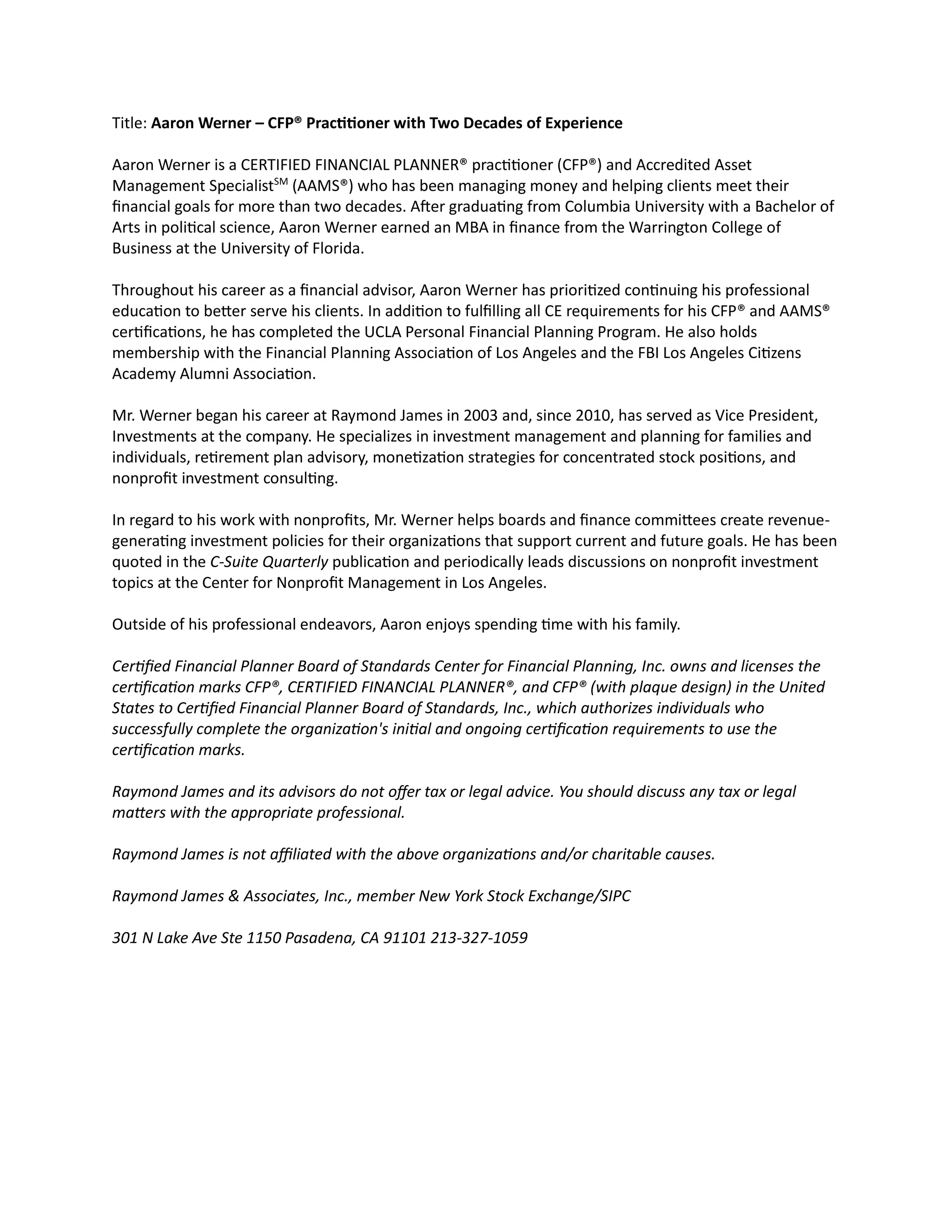 Aaron Werner – CFP® Practitioner with Two Decades of Experience.pdf