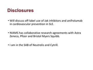Premature Vascular Disease in Autoimmunity | PPTX