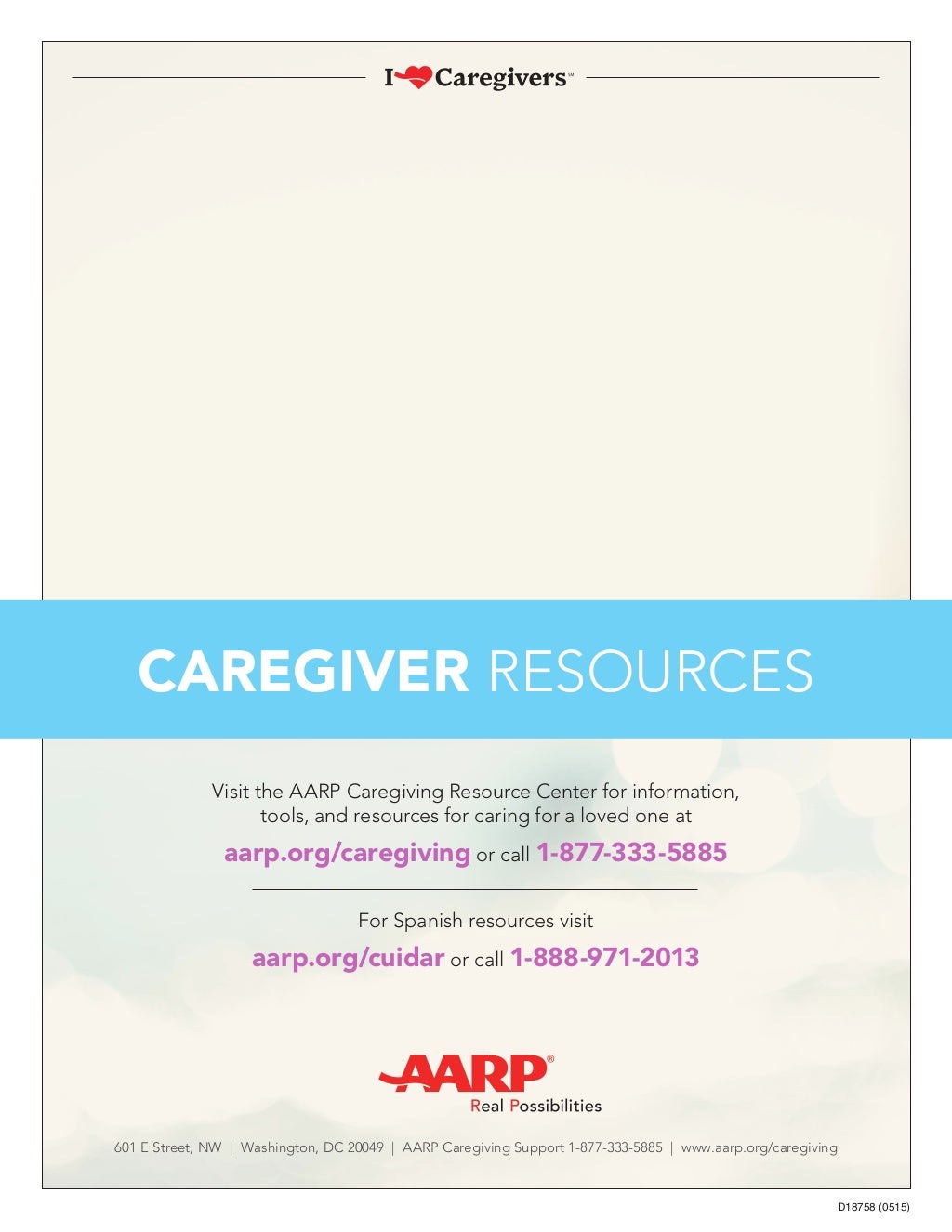AARP Prepare To Care Guide AARP Prepare To Care Guide